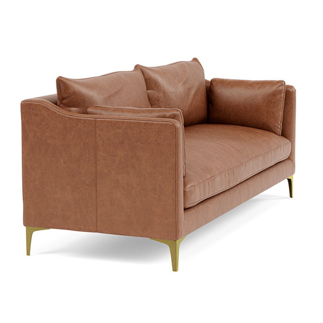 Rossi Leather Sofa(3S) - Wood Home HK